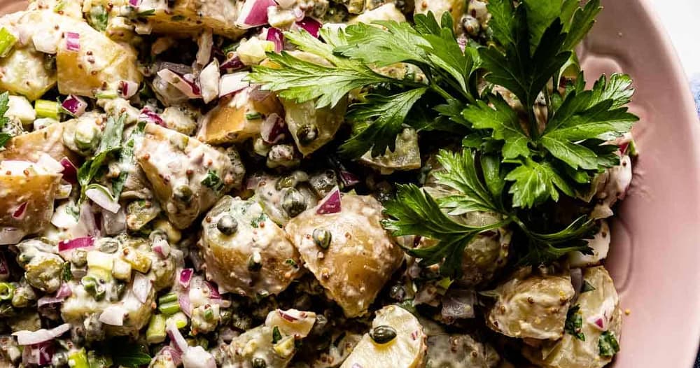 Potato Salad with Capers | Punchfork