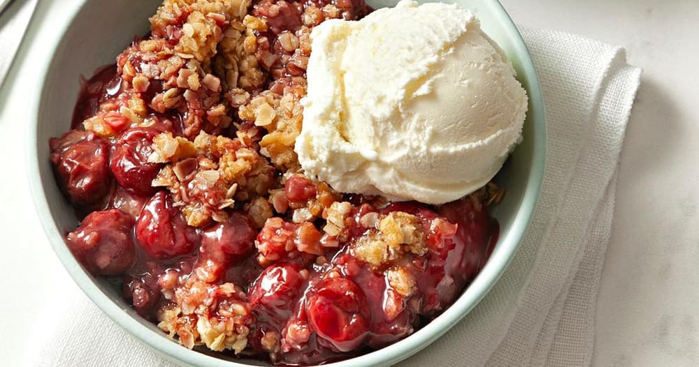 Cherry Crisp | Punchfork
