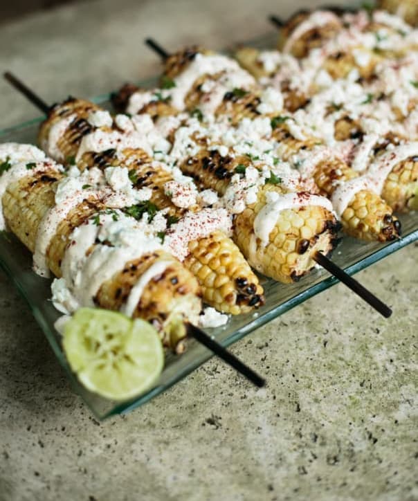 Grilled Mexican Street Corn (Elote) | Punchfork
