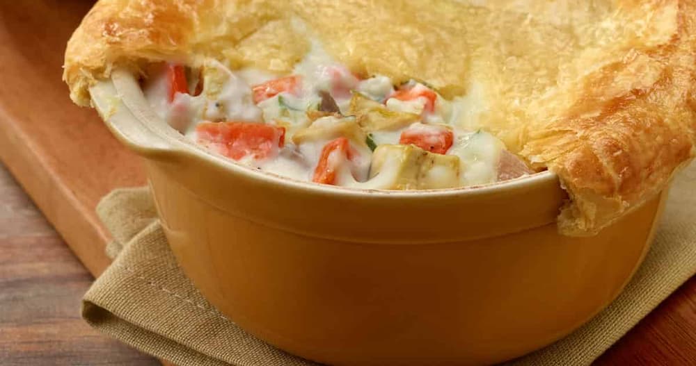 Root Vegetable Pot Pie with Puff Pastry | Punchfork
