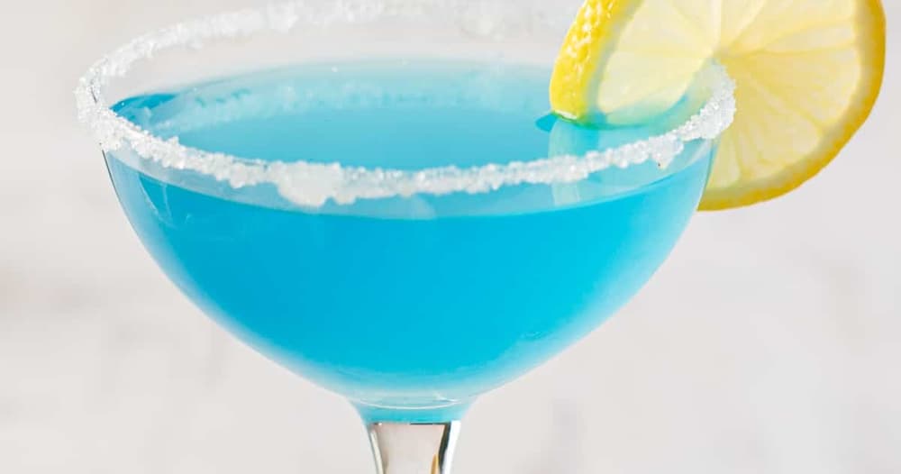 Blue Lemon Drop Martini | Punchfork