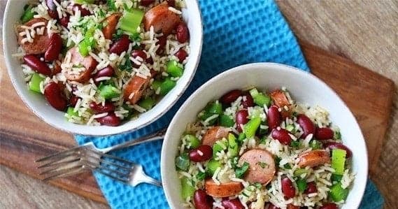 Dirty Rice with Beans and Andouille Sausage | Punchfork