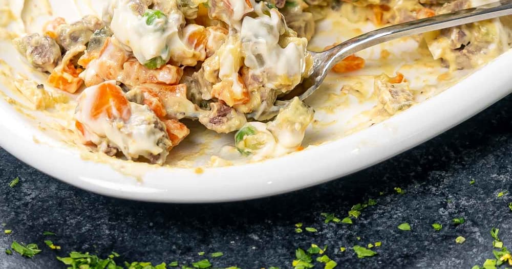 Beef Salad (Salata De Boeuf) | Punchfork