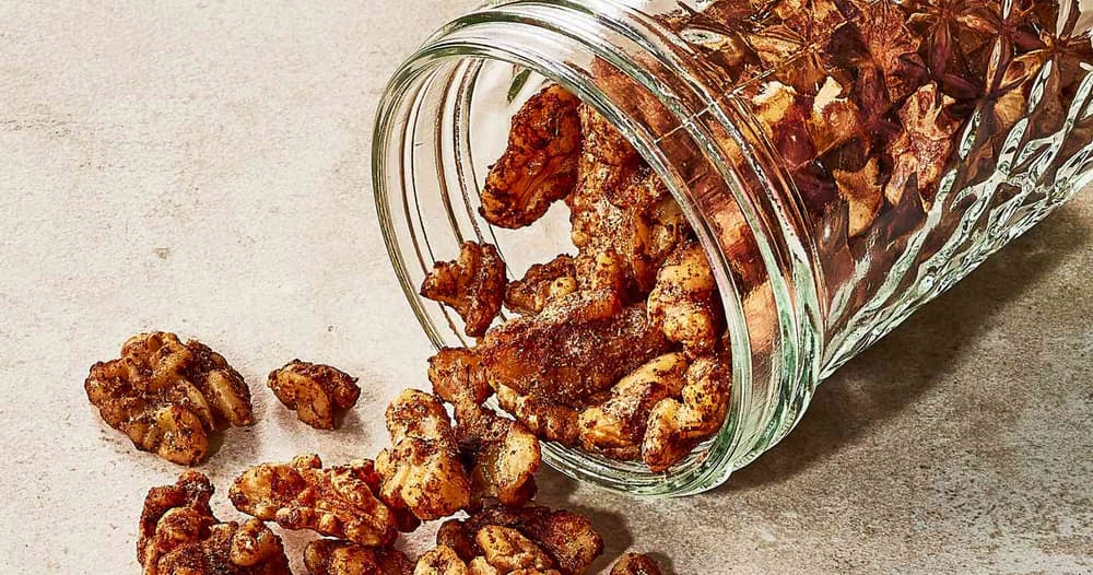 Spiced Roasted Walnuts | Punchfork