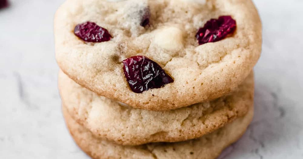 White Chocolate Chip Cranberry Cookies | Punchfork