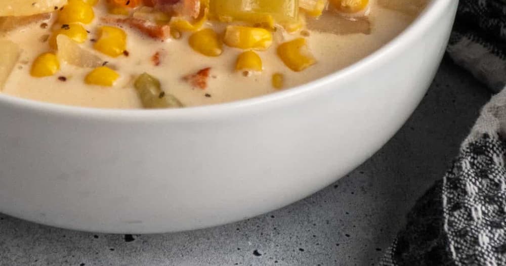 Slow Cooker Corn Chowder | Punchfork