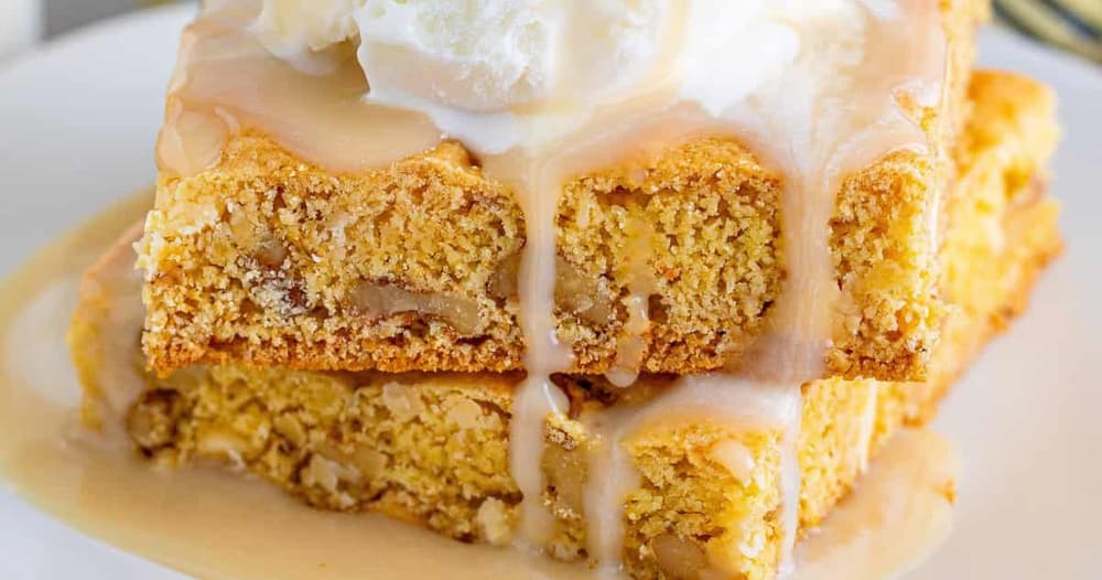 Cake Mix Blondies | Punchfork