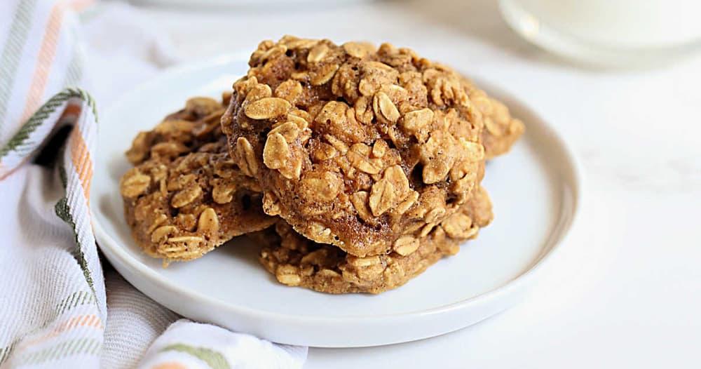 Healthy Peanut Butter Oatmeal Cookies (PB2 Cookies) | Punchfork