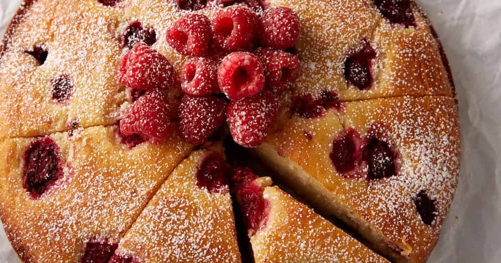 Raspberry Ricotta Cake | Punchfork