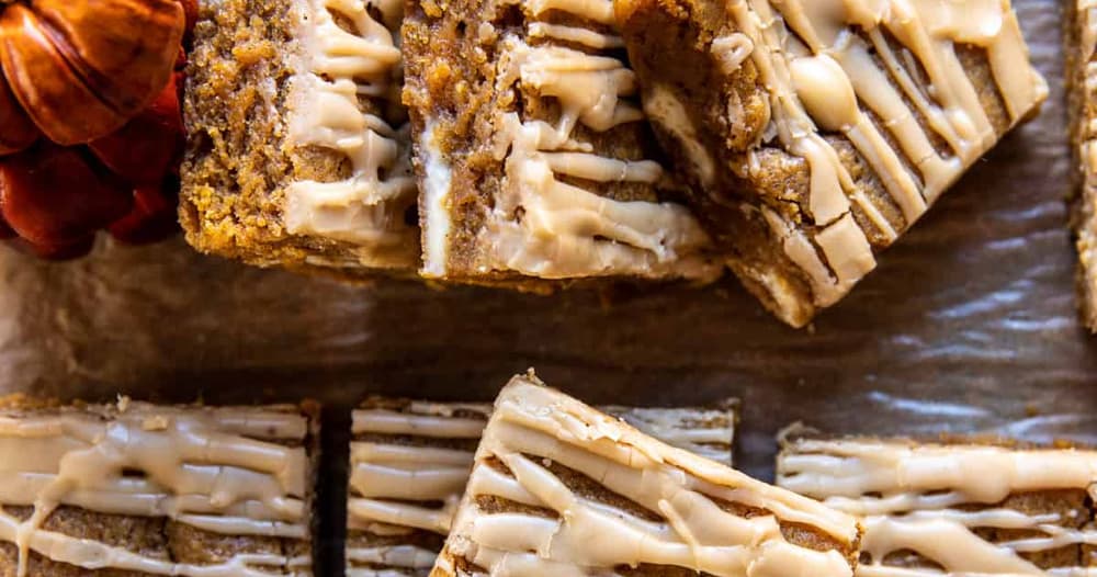 Brown Sugar Maple Pumpkin Butter Bars | Punchfork
