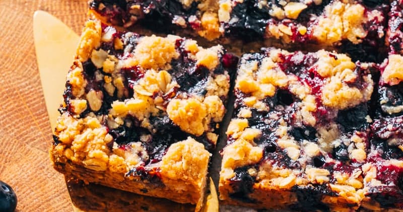 Blueberry Pie Bars | Punchfork