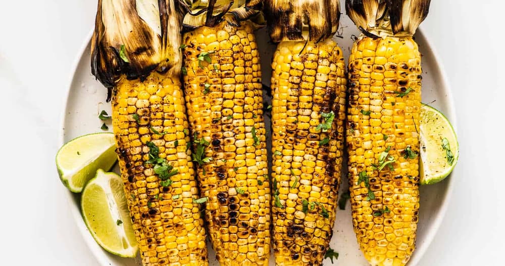 Chili Lime Grilled Corn on the Cob | Punchfork