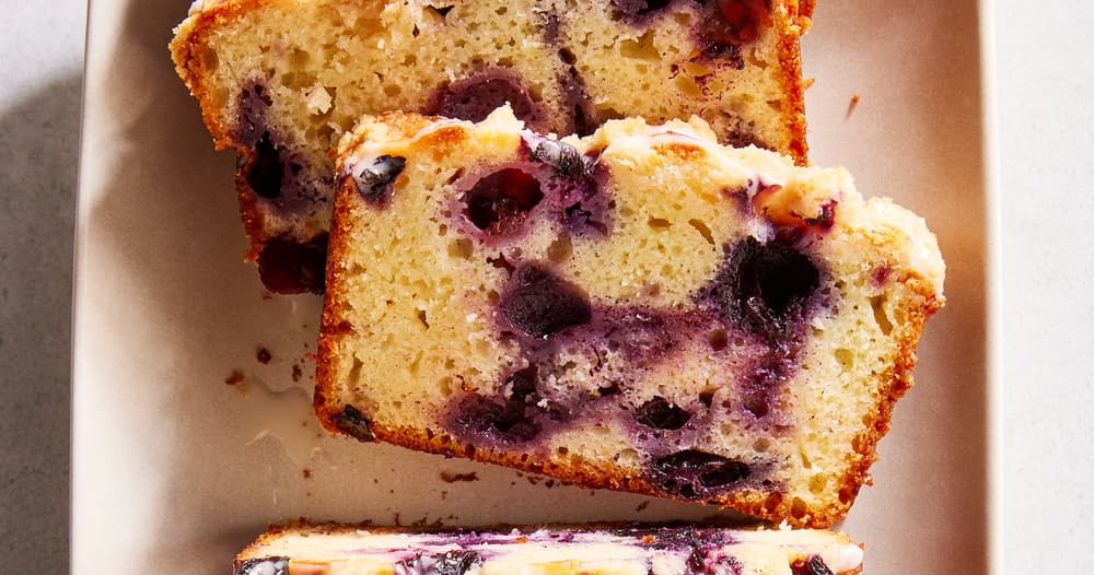 Costco Lemon-Blueberry Pound Cake | Punchfork