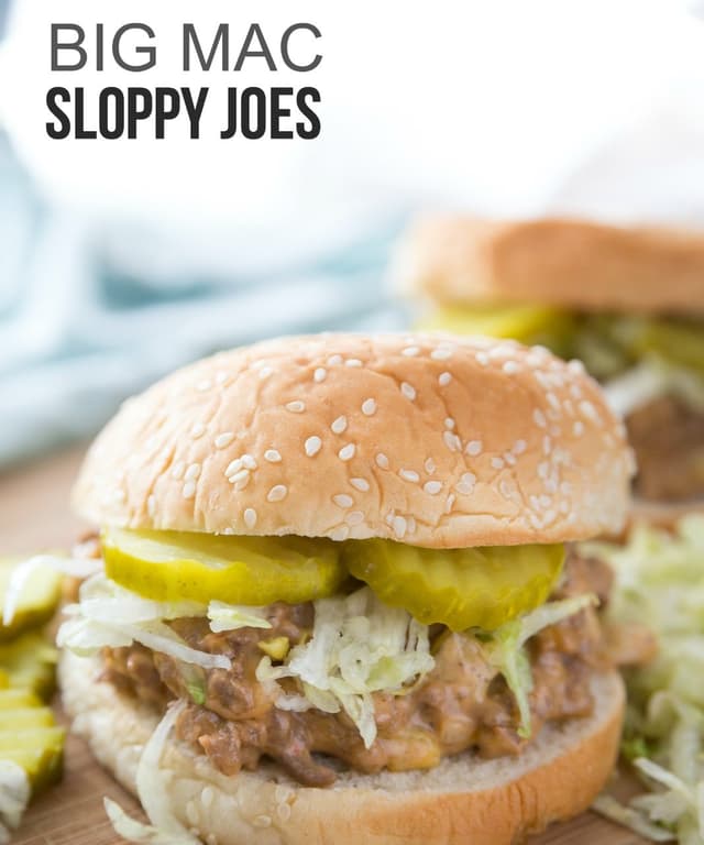 Big Mac Sloppy Joes | Punchfork