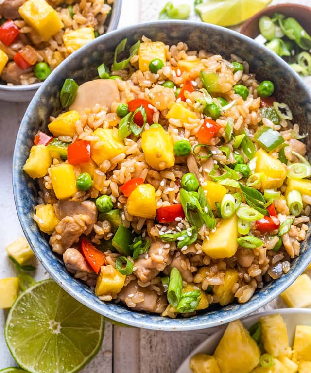 Pineapple Chicken Fried Rice | Punchfork