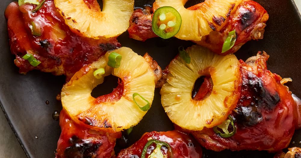 Sheet-Pan BBQ Pineapple Chicken | Punchfork