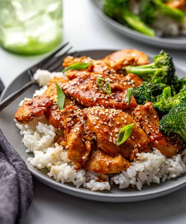 Honey Soy Chicken and Rice | Punchfork