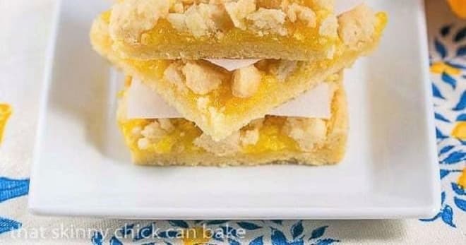 Meyer Lemon Streusel Bars | Punchfork
