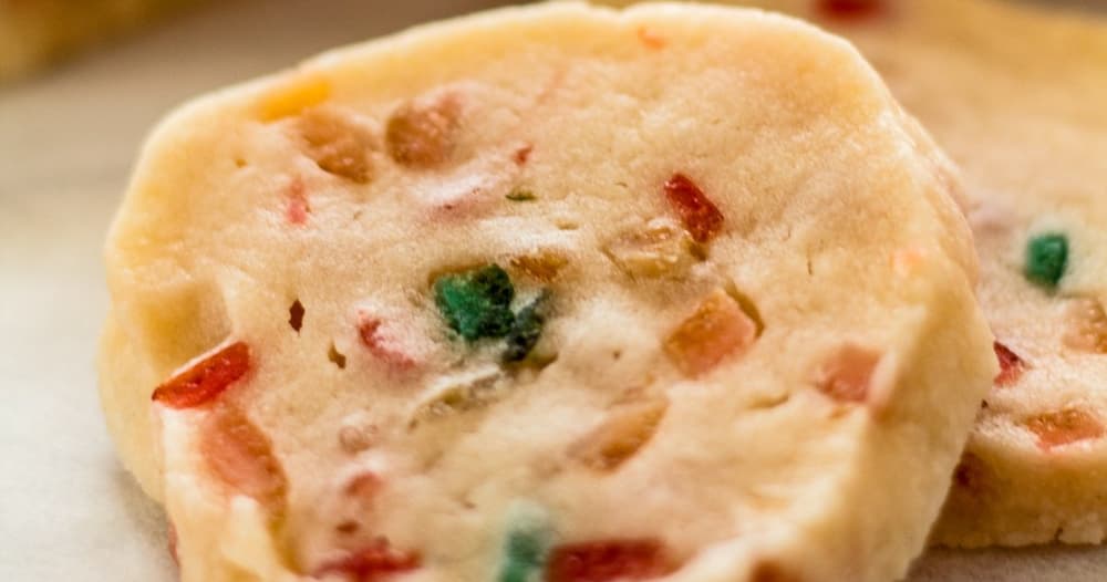 Fruitcake Shortbread Cookies | Punchfork