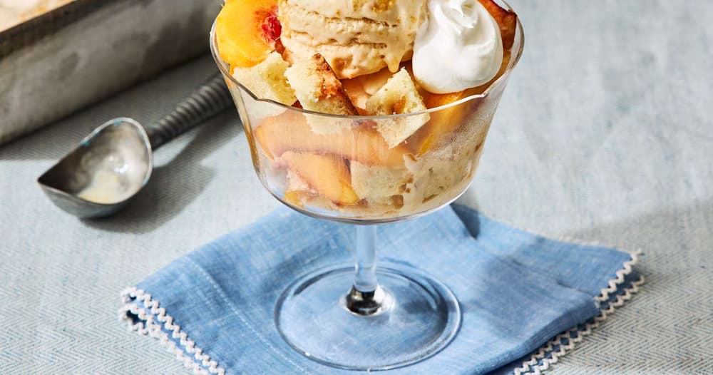 The Ultimate Peach Sundaes | Punchfork