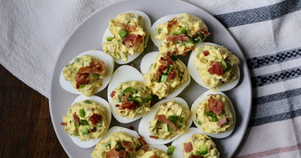 Bacon Jalapeño Deviled Eggs | Punchfork