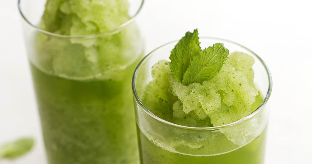 Mint Lemonade Slush | Punchfork