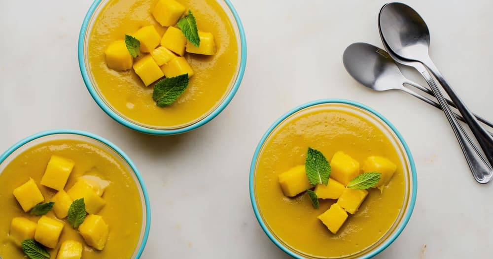 Easy Dairy-Free Mango Custard | Punchfork