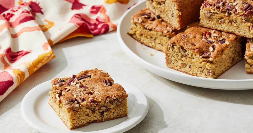 Maple Pecan Blondies | Punchfork