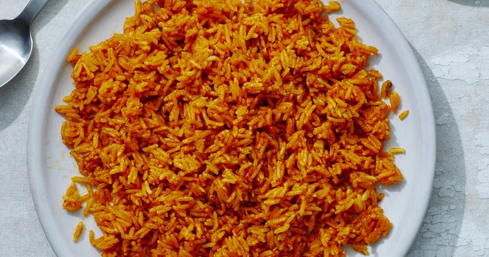 Spicy Achiote Rice Pilaf | Punchfork
