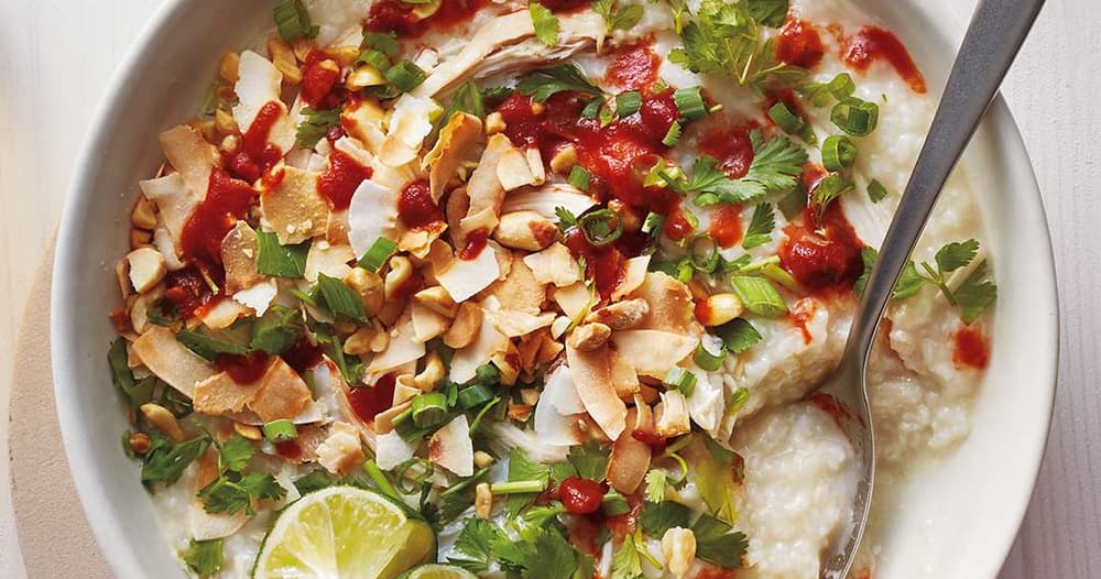 Slow Cooker Chicken Congee | Punchfork