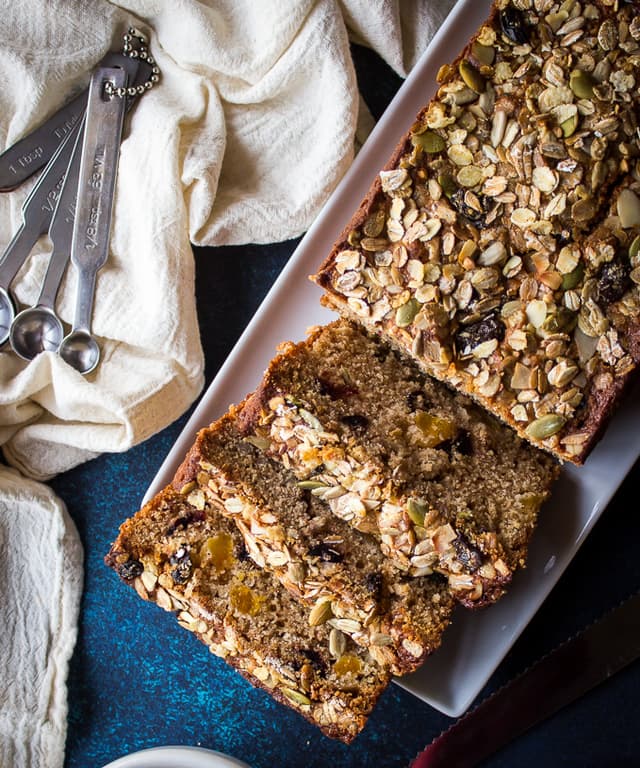 Loaded Muesli Quick Bread | Punchfork
