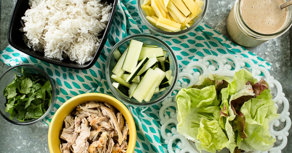 Mango Chicken Lettuce Wraps | Punchfork