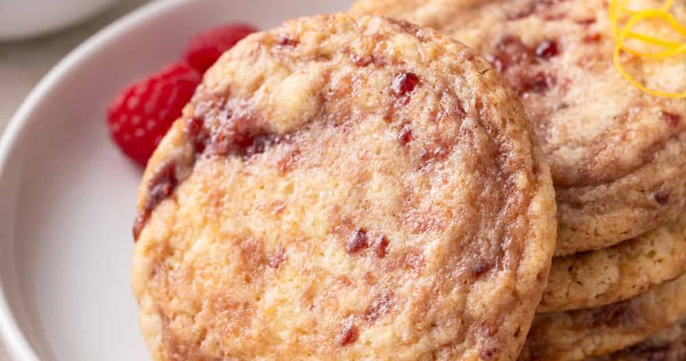 Raspberry Lemon Cookies | Punchfork