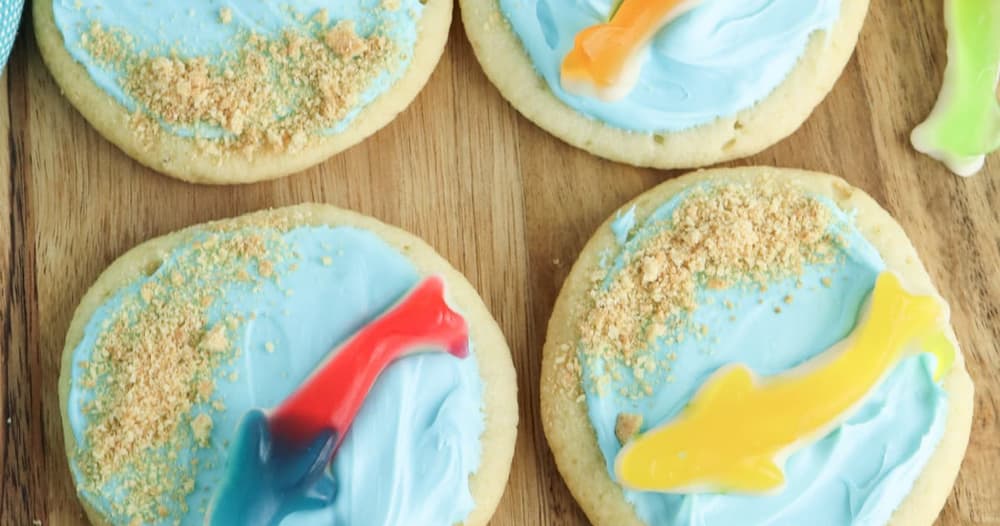 Shark Sugar Cookies | Punchfork