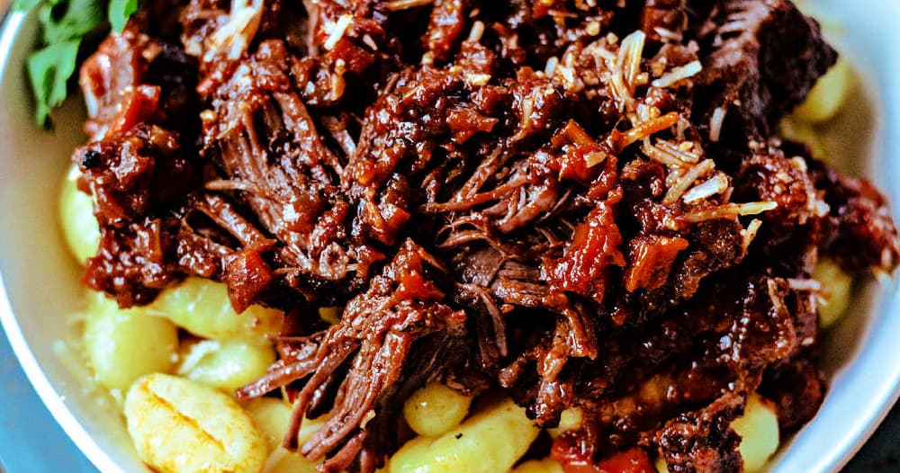 Braised Beef Short Ribs with Gnocchi | Punchfork