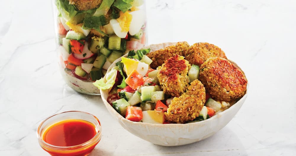 Falafel Salad Bowls | Punchfork