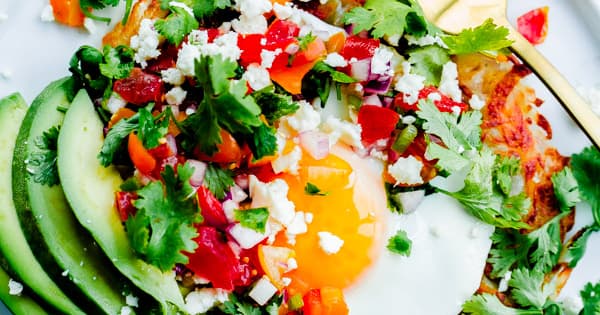 Mexican Hash Brown Stack | Punchfork