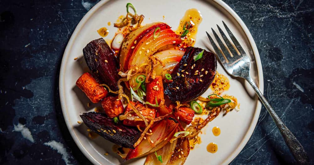 Roasted Root Vegetables with Lime Dressing | Punchfork