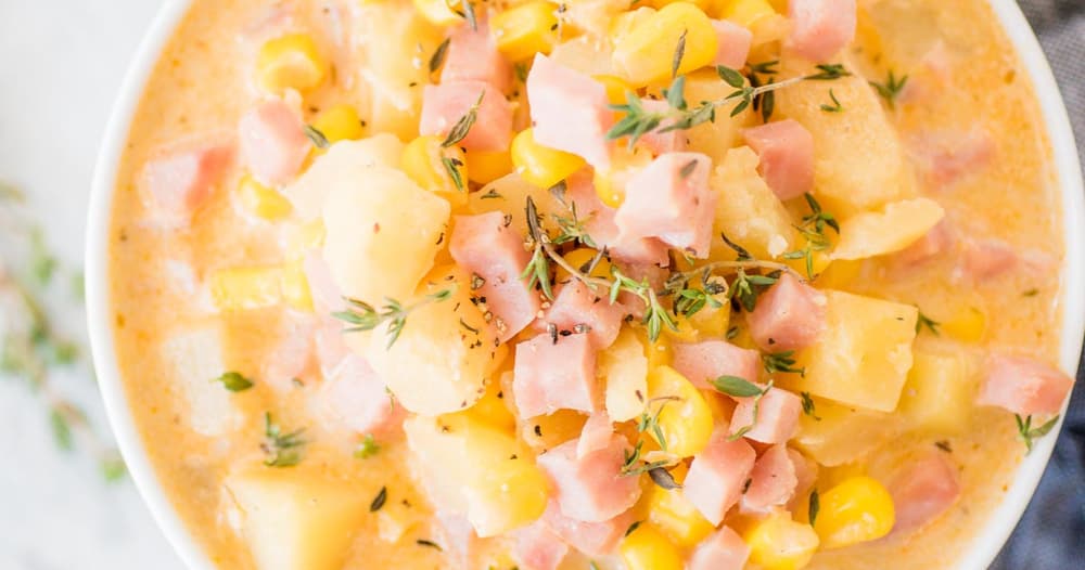 Creamy Potato Ham Chowder | Punchfork