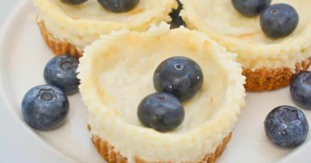 Mini Baked Vegan Cheesecake | Punchfork