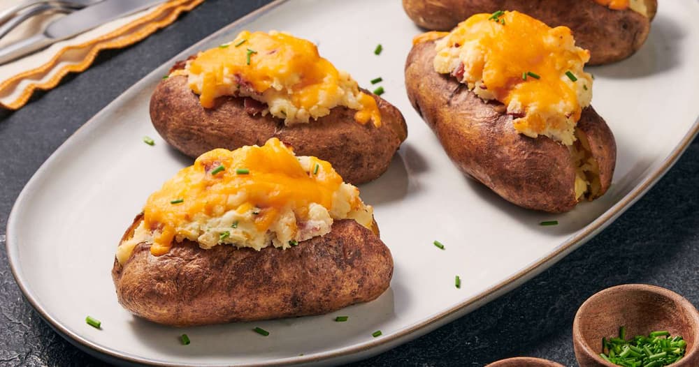 Overstuffed Twice-Baked Potatoes | Punchfork