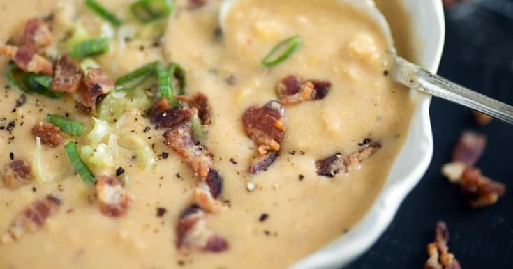 Instant Pot Corn Chowder | Punchfork