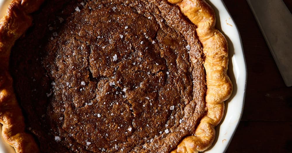 Maple & Milk Chocolate Chess Pie | Punchfork
