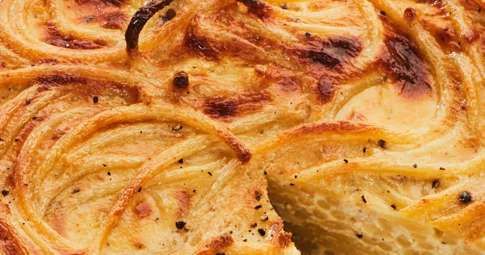 Cacio e Pepe Spaghetti Pie | Punchfork