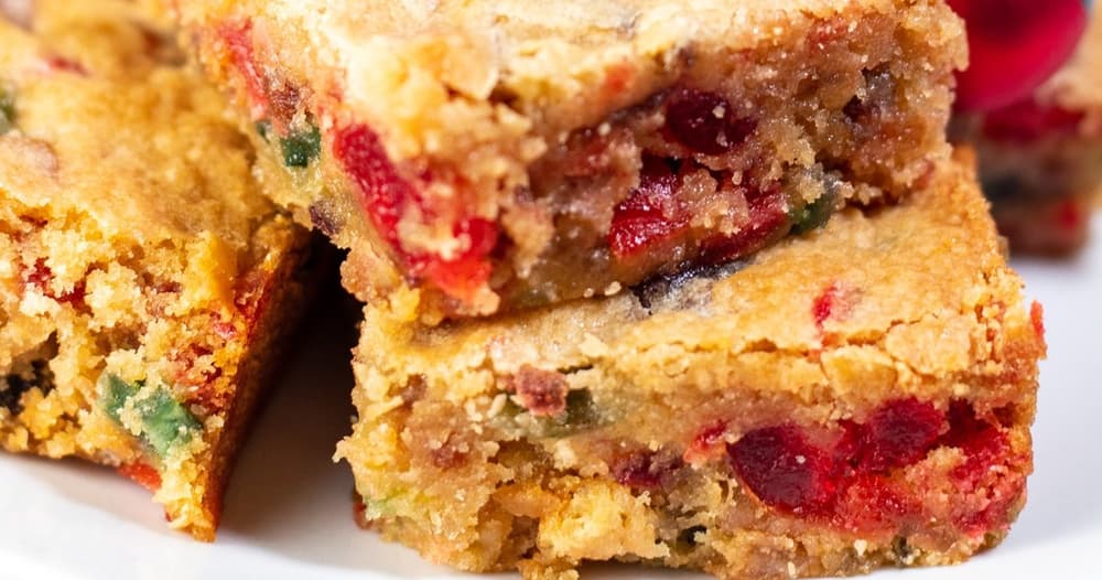 Fruitcake Bars (Easy Christmas Dessert) | Punchfork