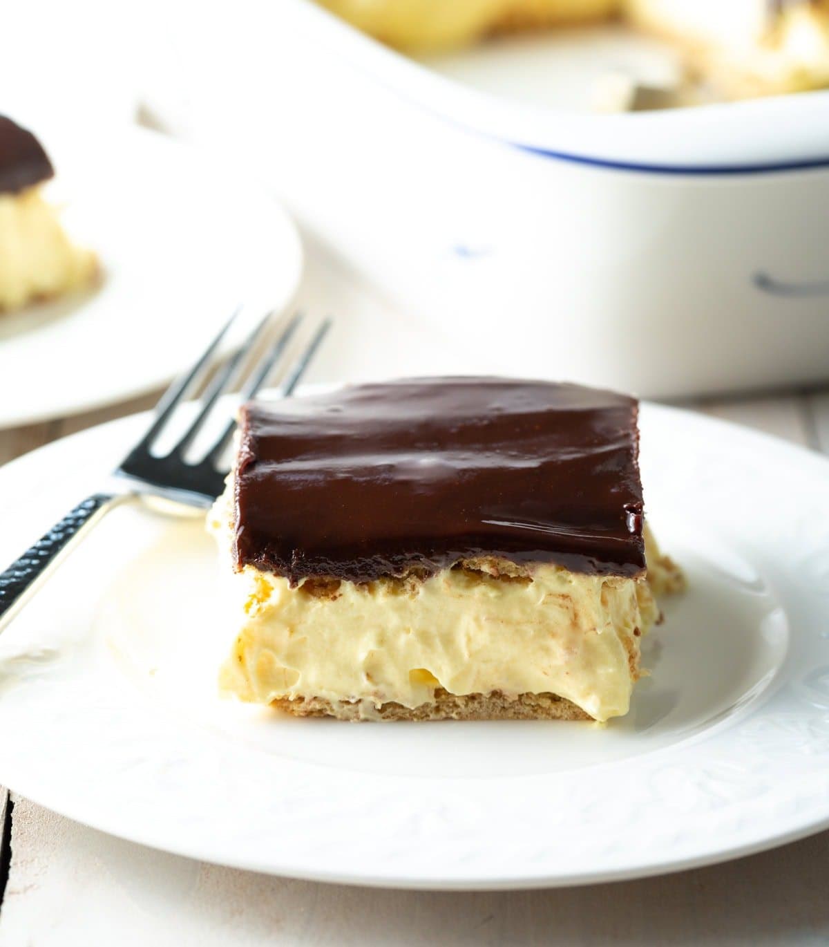 Eclair Cake with Chocolate Ganache | Punchfork