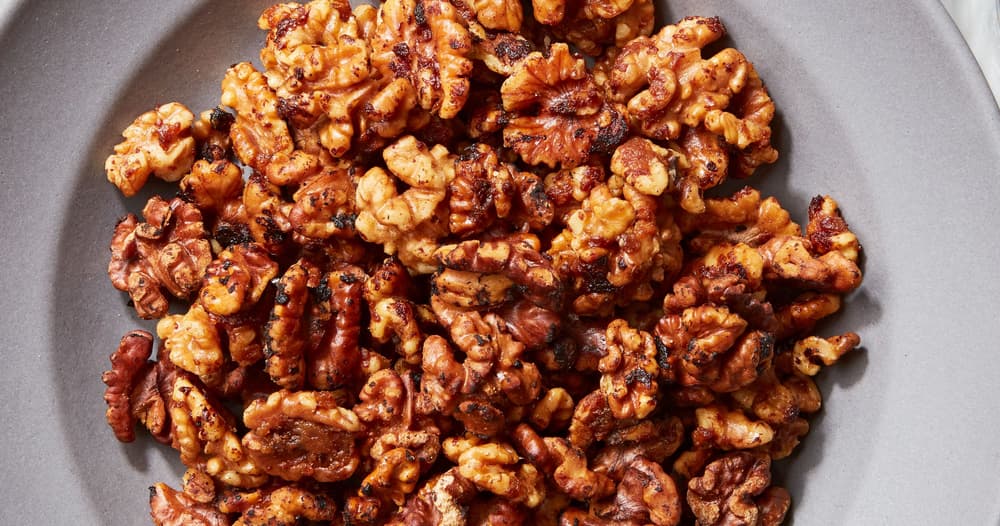 Miso-Maple Walnuts | Punchfork