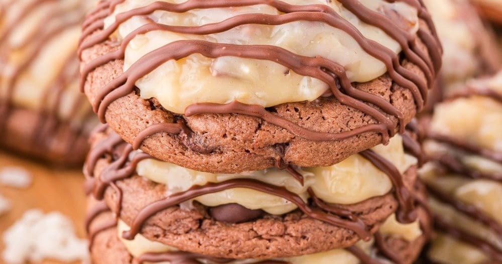 German Chocolate Cake Cookies | Punchfork