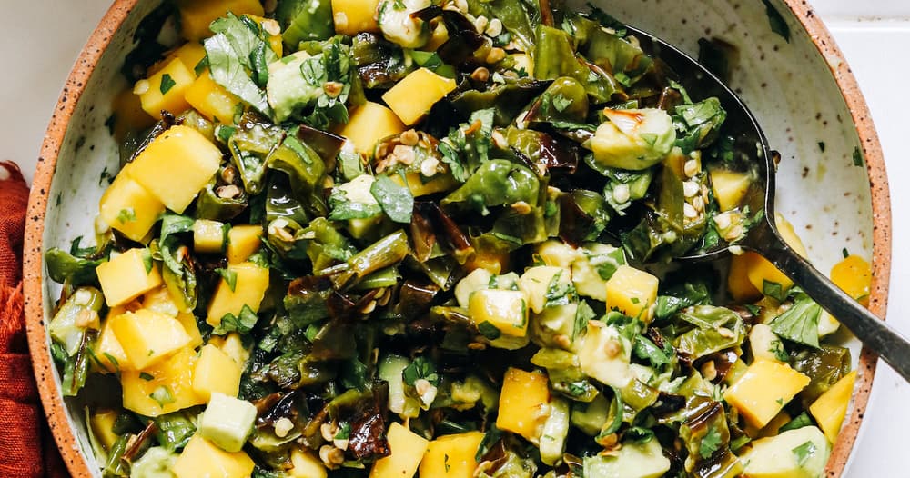Charred Shishito Mango Salsa | Punchfork