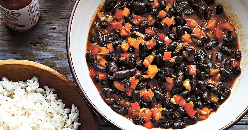Cuban-Style Orange-Scented Black Beans | Punchfork
